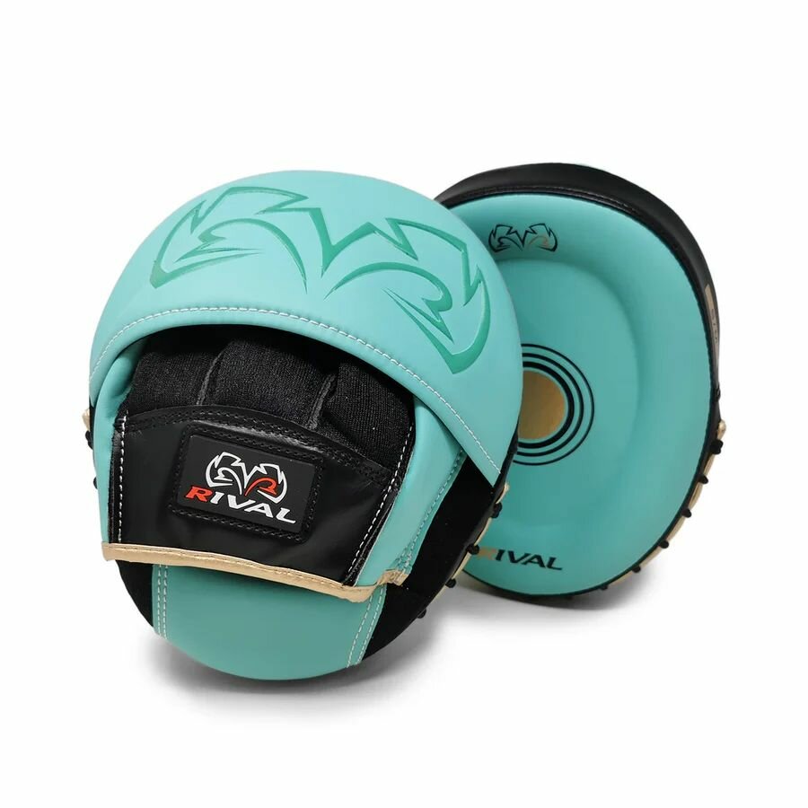 Лапы RIVAL RPM80 IMPULSE PUNCH MITTS, размер S/M, бирюзовые