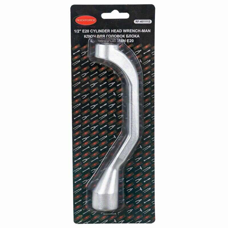 Ключ для головок блока цилиндров 1/2" E20 (MAN), в блистере ROCKFORCE