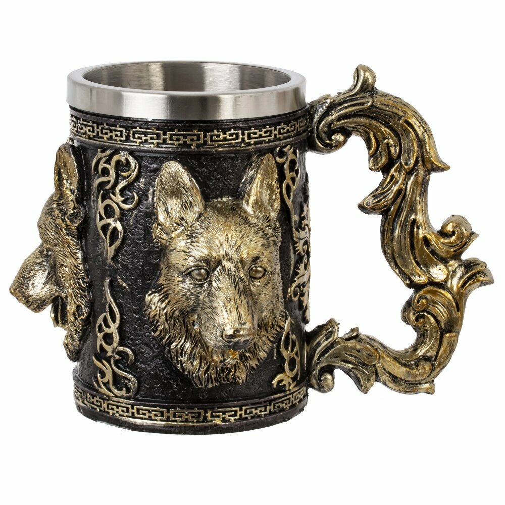 Кружка Волк, 600 мл, 19х14х13,5 см KSM-814787