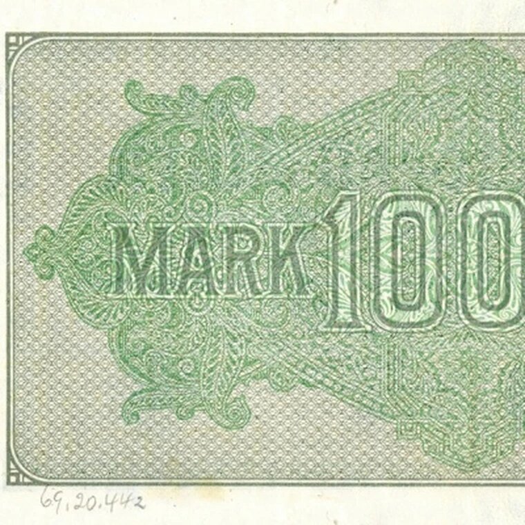 Рейхсбанкнота 1000 марок 1922 Берлин, сувенирная копия, банкноты и купюры редкие коллекционные