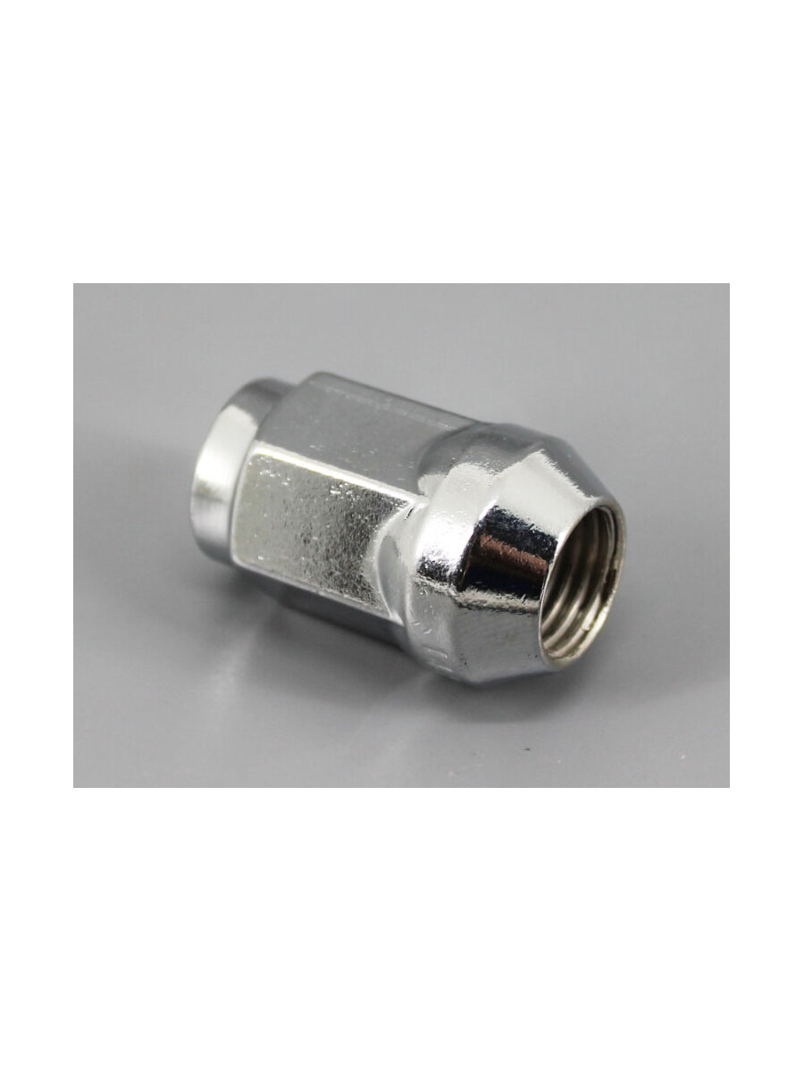 Гайка колеса ключ 19 закрытая хромированная