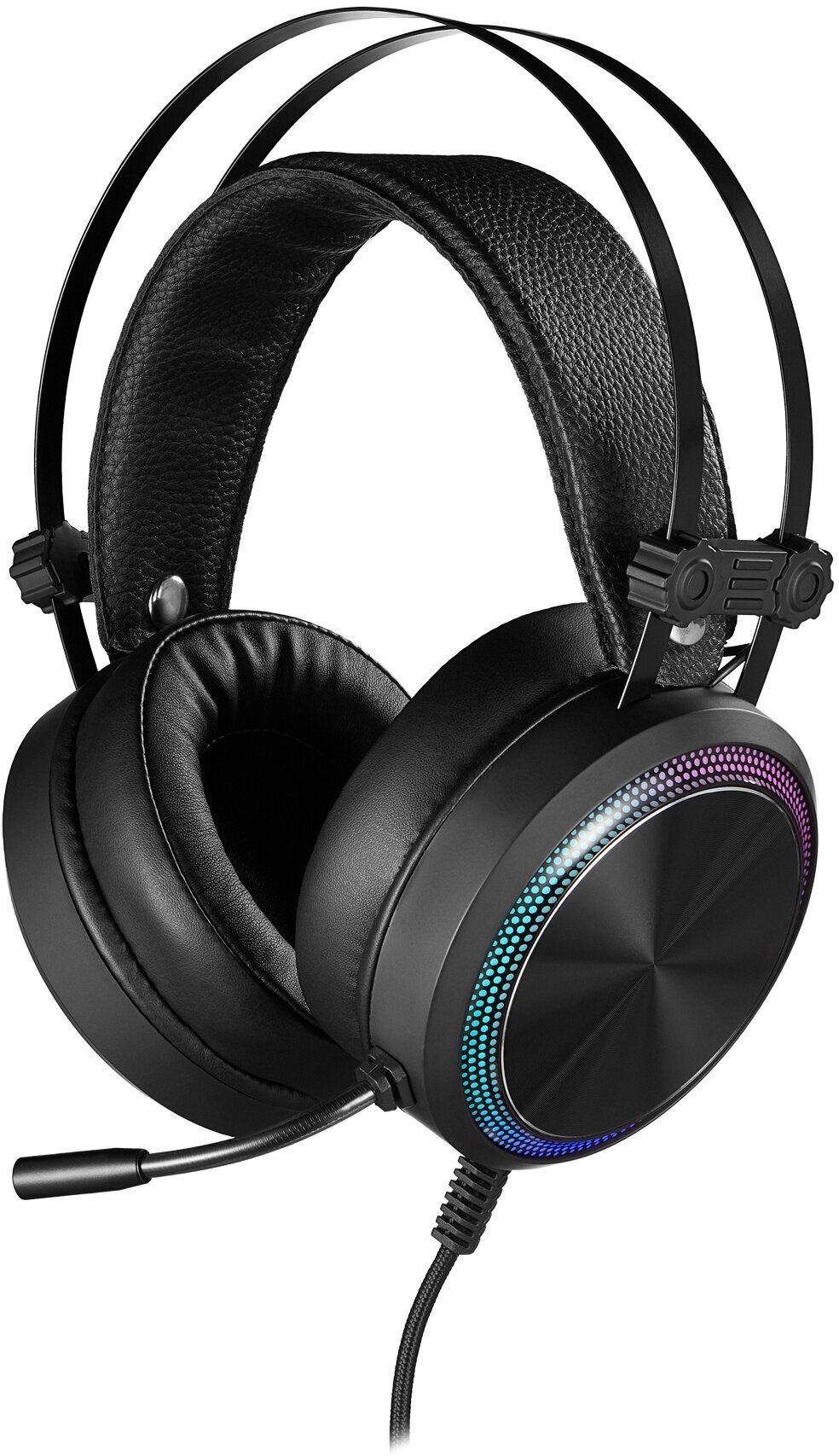 Гарнитура игровая Оклик HS-L810G ANONYMOUS, черный (1460164)