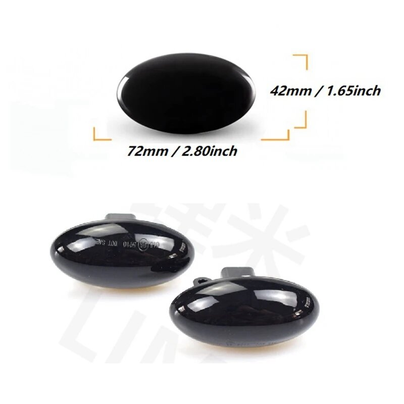 Для Subaru Legacy Lancaster Touring B4 BE BH 1998 1999 2000 2001 2002 2003 последовательный светодиодный боковой габаритный фонарь указателя поворота smoked black