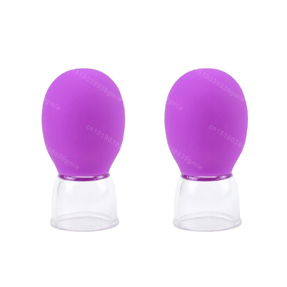 Вакуумные банки для лица MERALL Rose red 2pcs