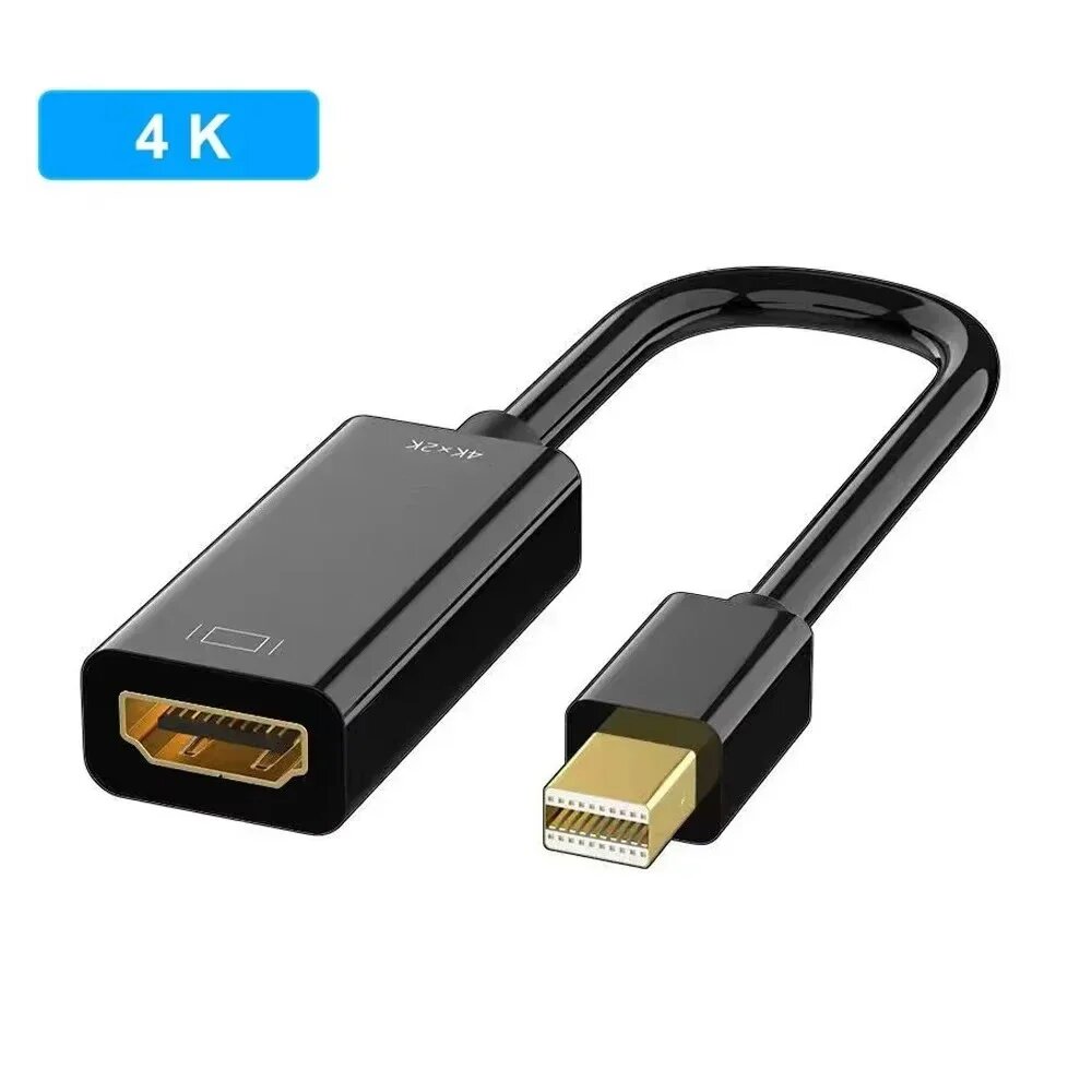 ICANING Адаптер Mini DisplayPort на HDMI Black 4K