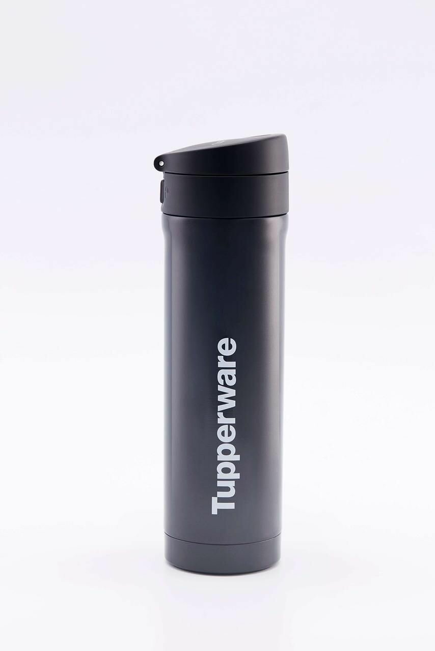 Термокружка "В один Клик " 430мл , черная Tupperware