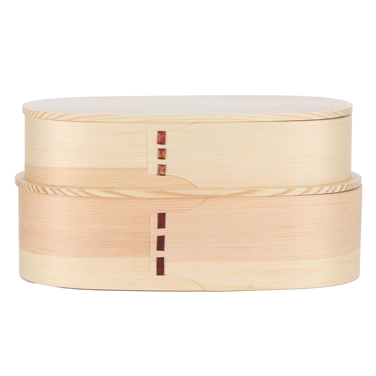 Набор ланч-боксов в японском стиле, деревянный контейнер для еды, 19x10x9,5 см,