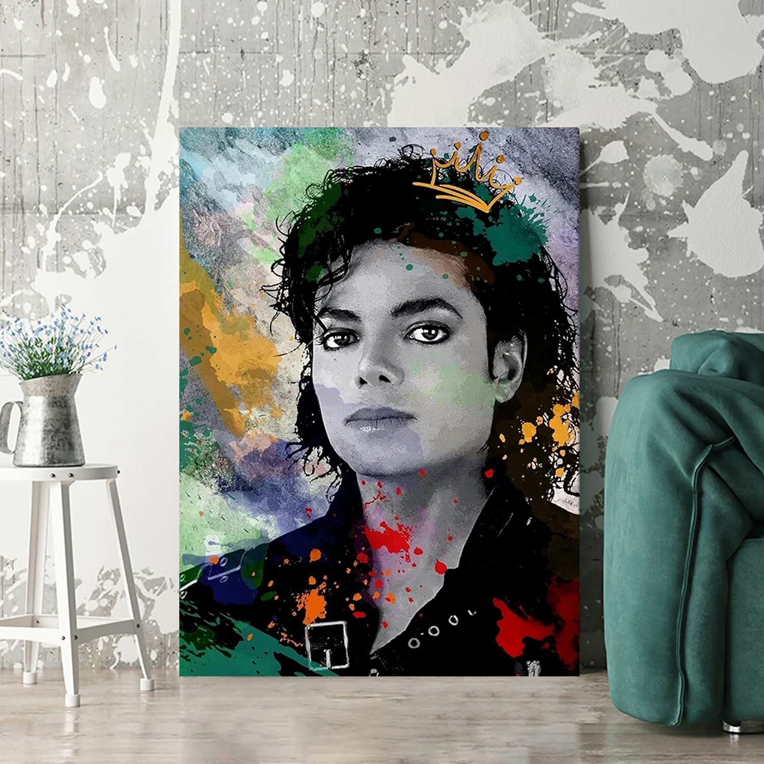 Картина на стену граффити, уличное искусство, 40х60 см.