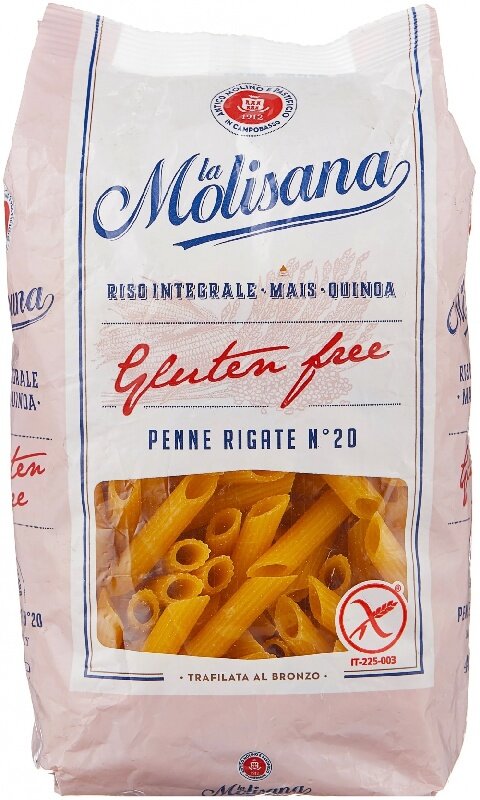 Макаронные изделия La MOLISANA 20 PENNE RIGATE Gluten free 400г