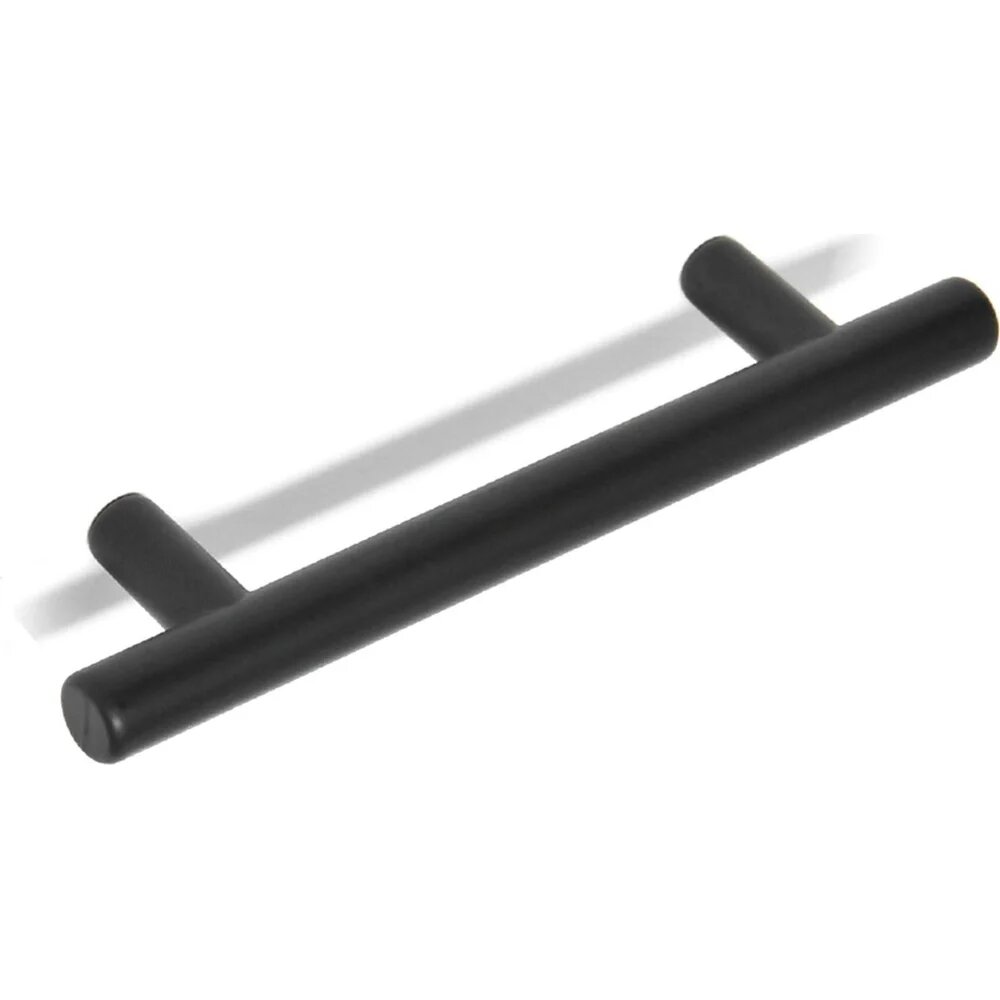 Ручка-рейлинг тундра пластик, d=12 мм, м/о 96 мм, цвет черный 6074973