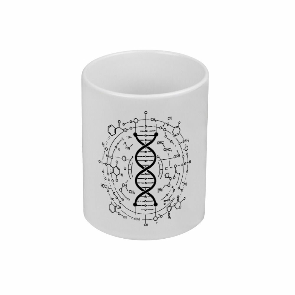 Кружка Молекула ДНК. Подарок врачу, химику, студенту