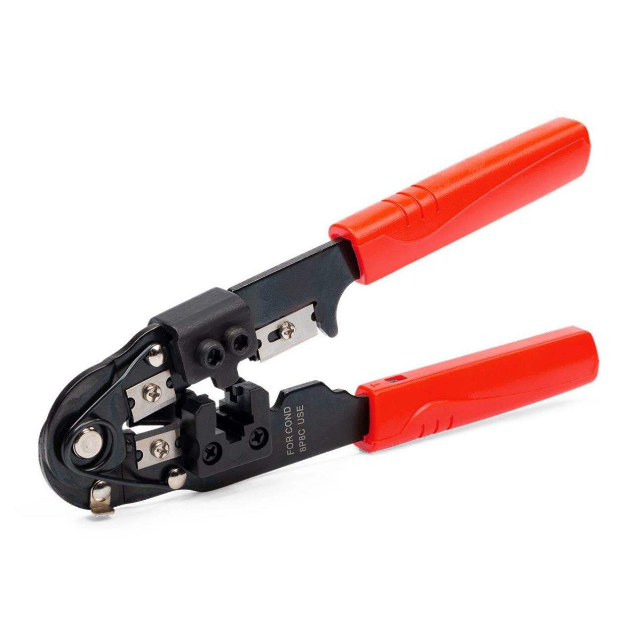 Пресс-клещи, кримпер JT-210 КВТ 84824 многофункциональный со встроенным модулем для обжима RJ-45