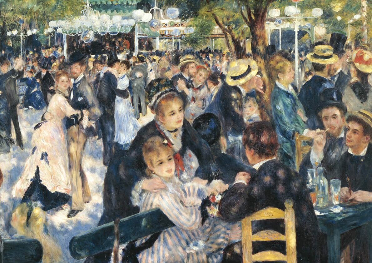 Постер. Пьер Огюст Ренуар. Бал в Мулен де ла Галетт. Формат А3.