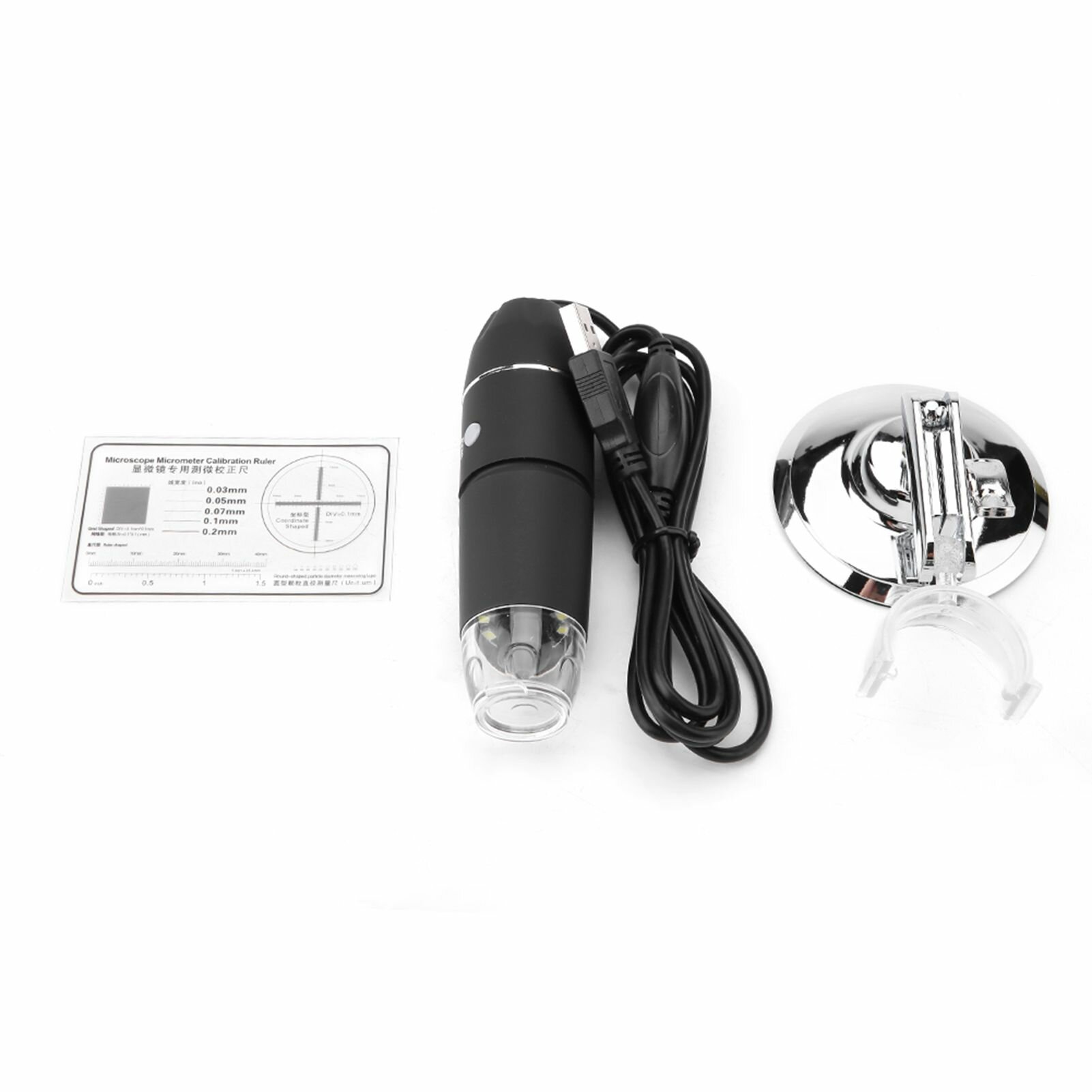 Ручной электронный микроскоп 1600X, 2-мегапиксельная HD-цифровая лупа USB 3.0 со светодиодной подсветкой, портативный лабораторный микроскоп для научного образования и исследований