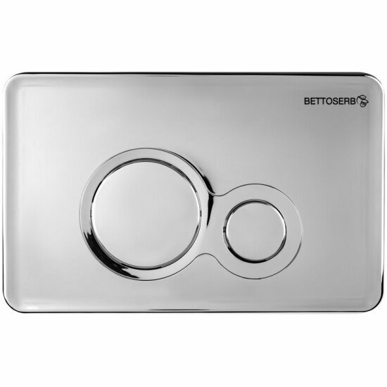 Клавиша смыва Bettoserb TWIN Хром глянец (40006464)