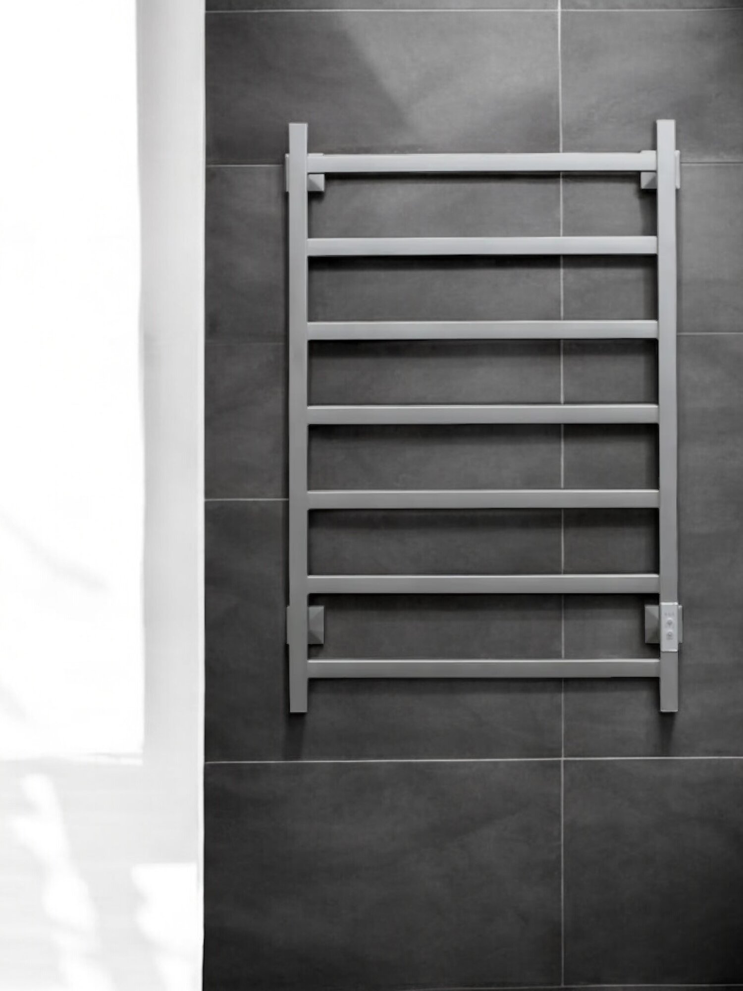 Полотенцесушитель электрический Тругор 500мм 800мм матовый хром