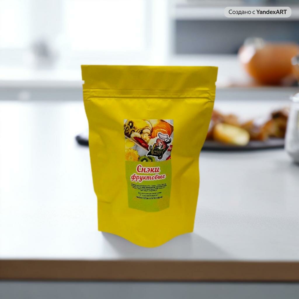 Яблочные чипсы Vassy "Яблоко", 60г, без сахара и ароматизаторов, натуральные, в пачке, 3шт по 20 г.