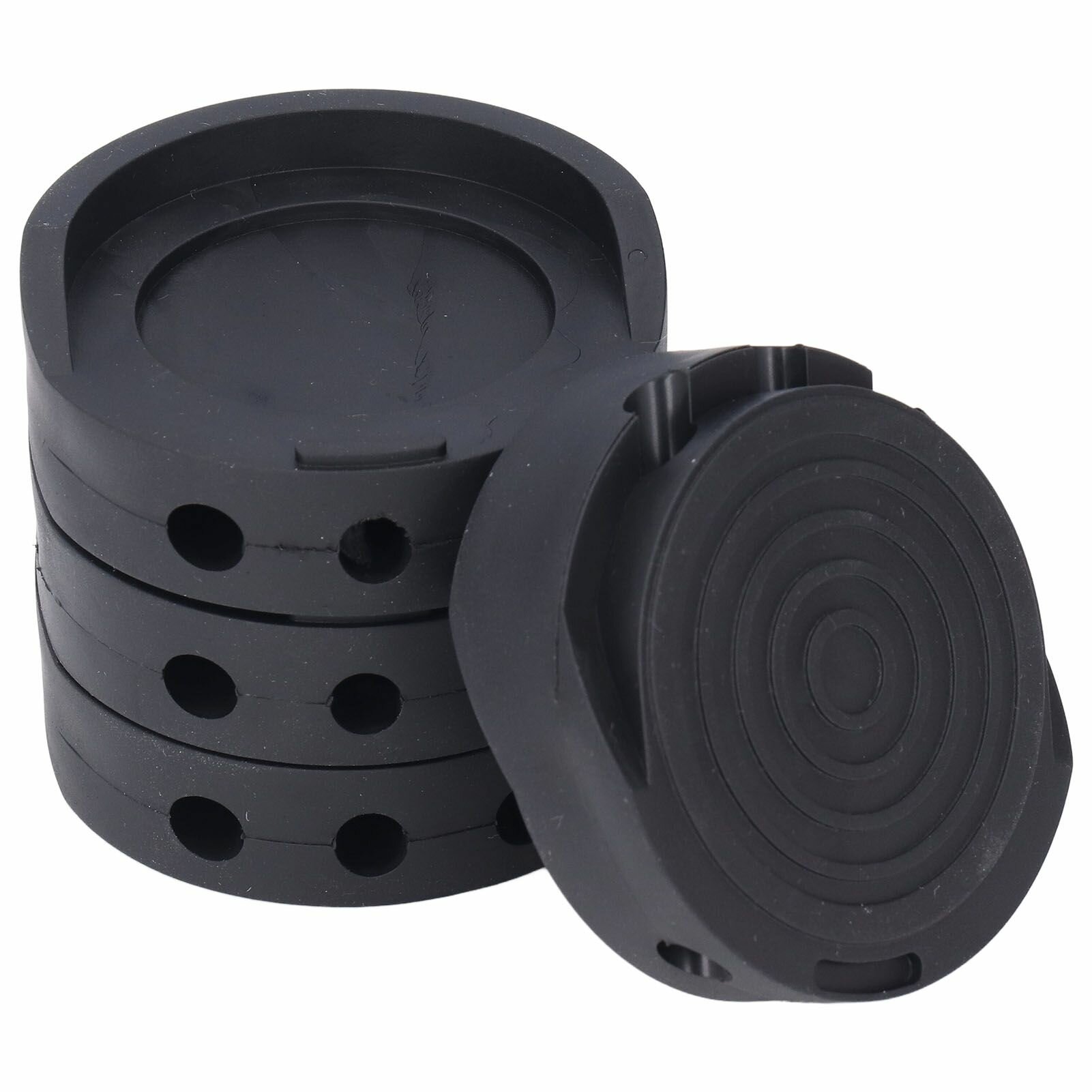 4 шт. коврик для ног для стиральной машины, резиновые антивибрационные нескользящие подушечки для ножек домашней мебели