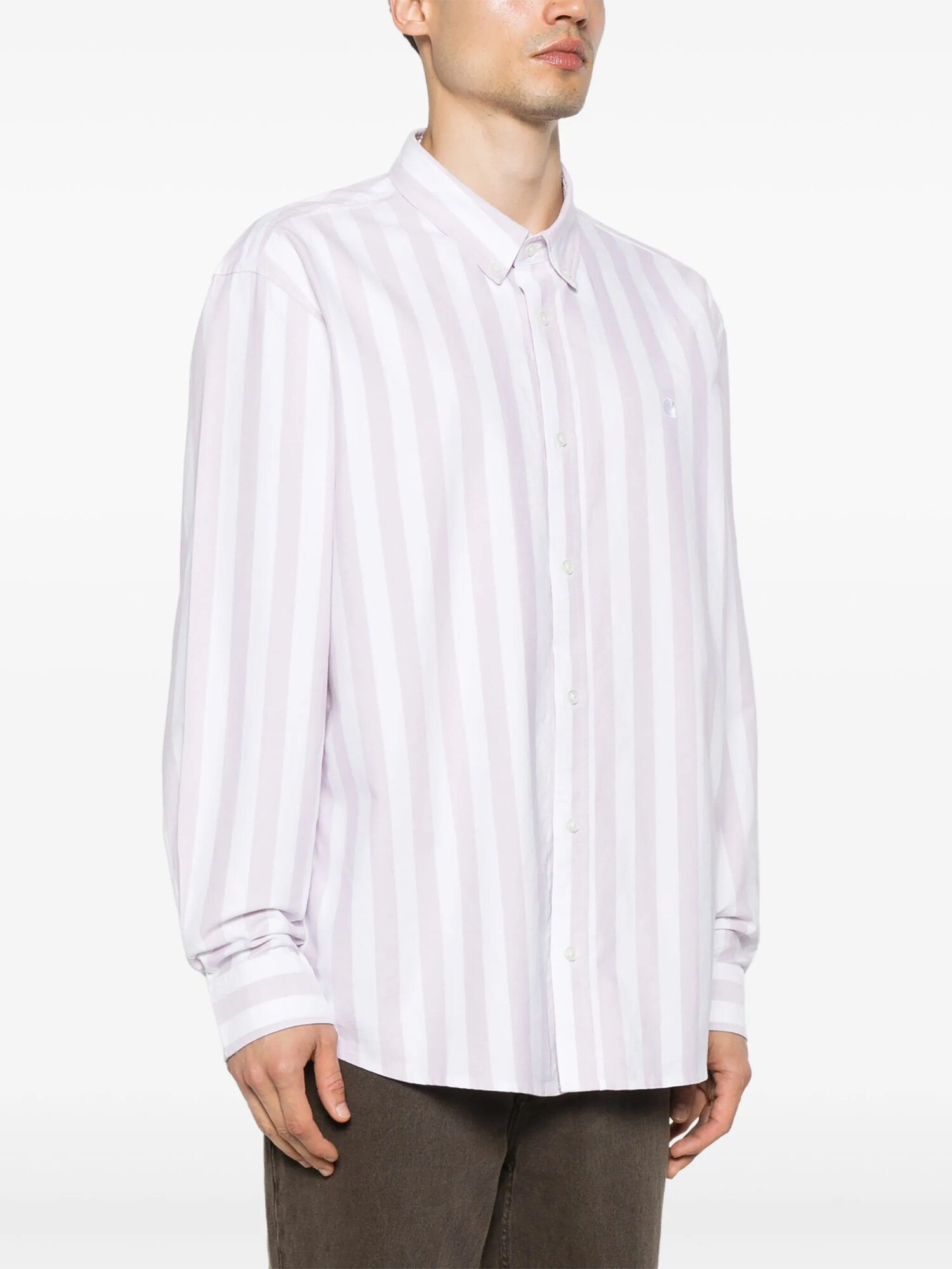 Рубашка Carhartt WIP Dillion, размер 52, white — фото 1