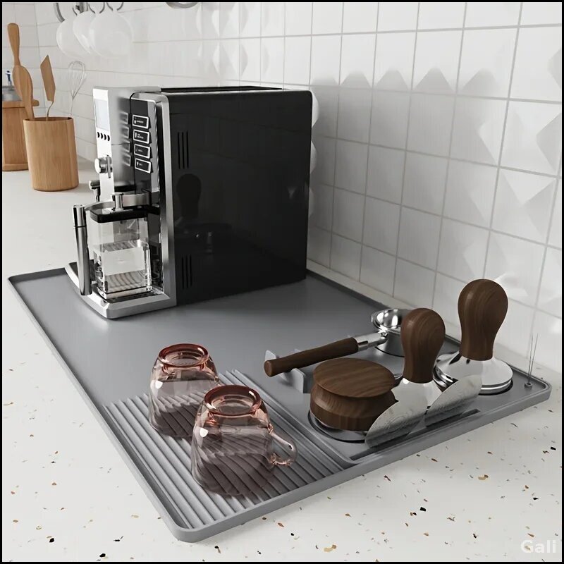 Эксклюзивный серый мат 40x60x1 см для кофейного аппарата