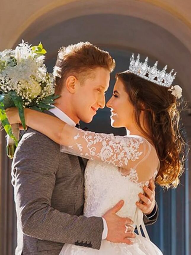 Топпер для торта в виде короны изысканное украшение для свадеб, праздников и фотосессий