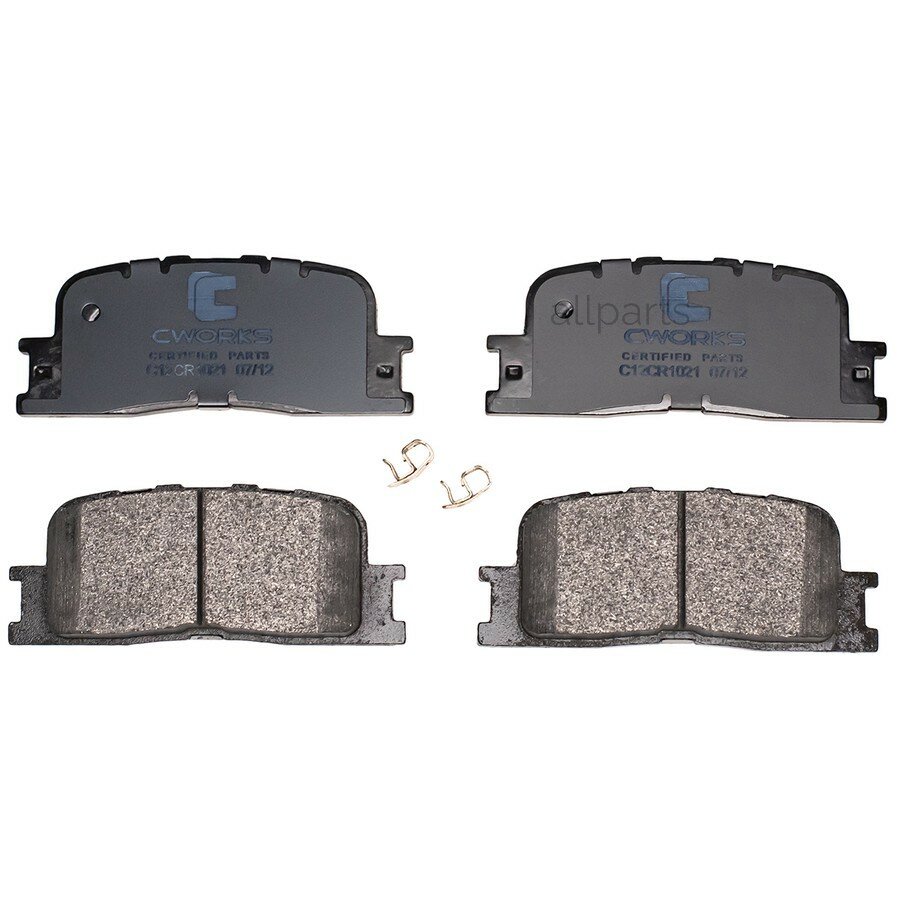 CWORKS C12CR1021 Колодки задние TOYOTA Camry (V30). CHERY A5/V5 MPV CWORKS C12CR1021
