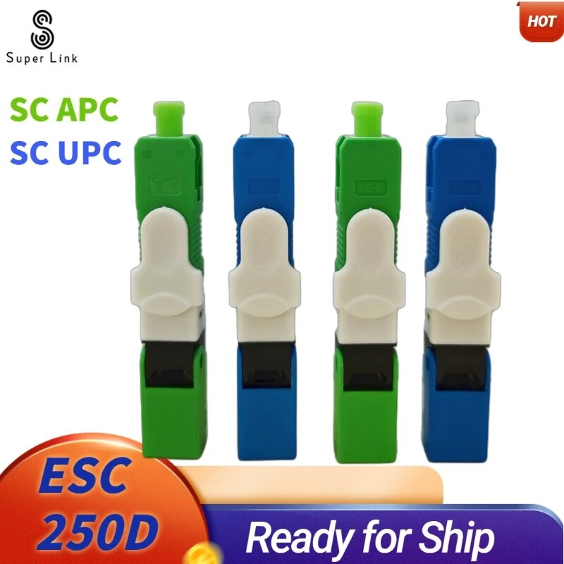 Link-XUNXING ESC 250D Одномодовый оптоволоконный разъем SC APC & SC UPC 200pcs APC