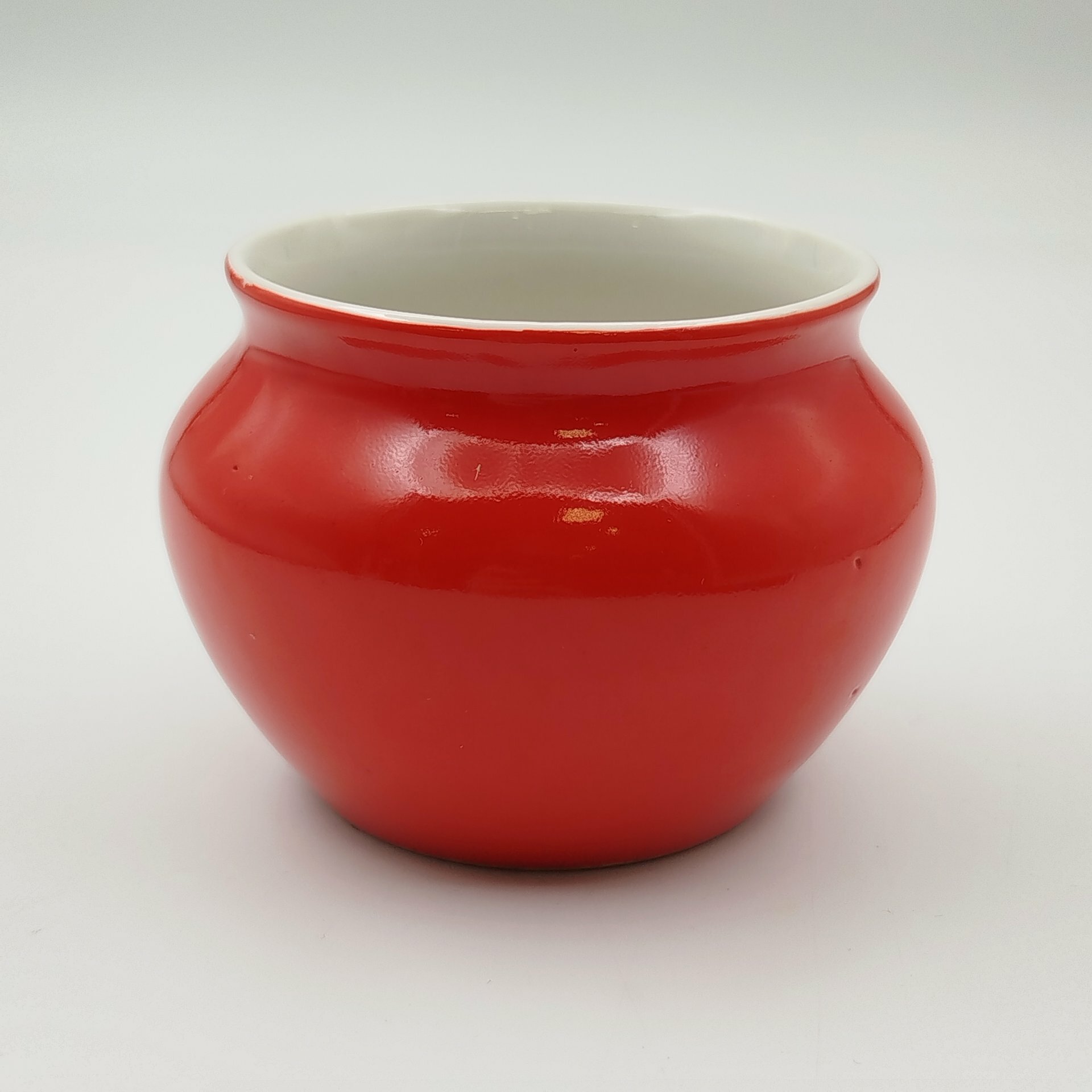 Вазочка, фарфор, крытье, Дмитровский фарфоровый завод (ДФЗ Вербилки), СССР