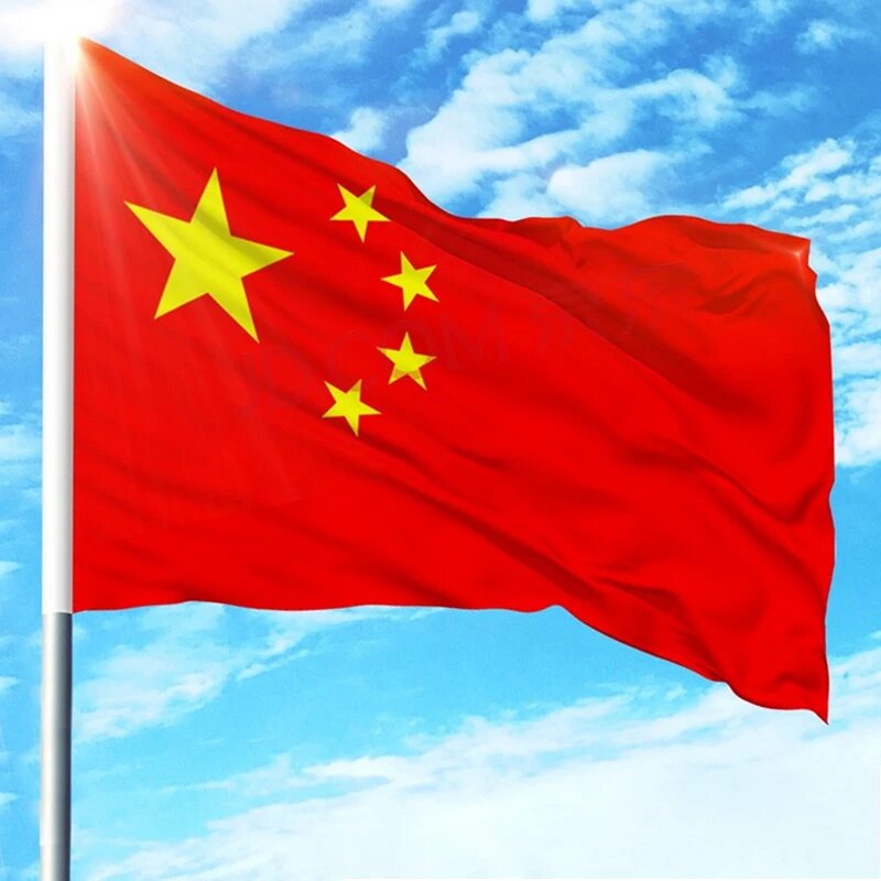 Китайский национальный флаг 96x144 см