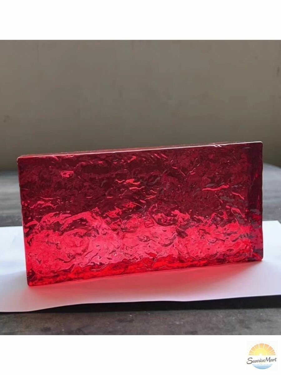 QIKIOB Кирпич, стекло, 20x10x5 см, 8 штук