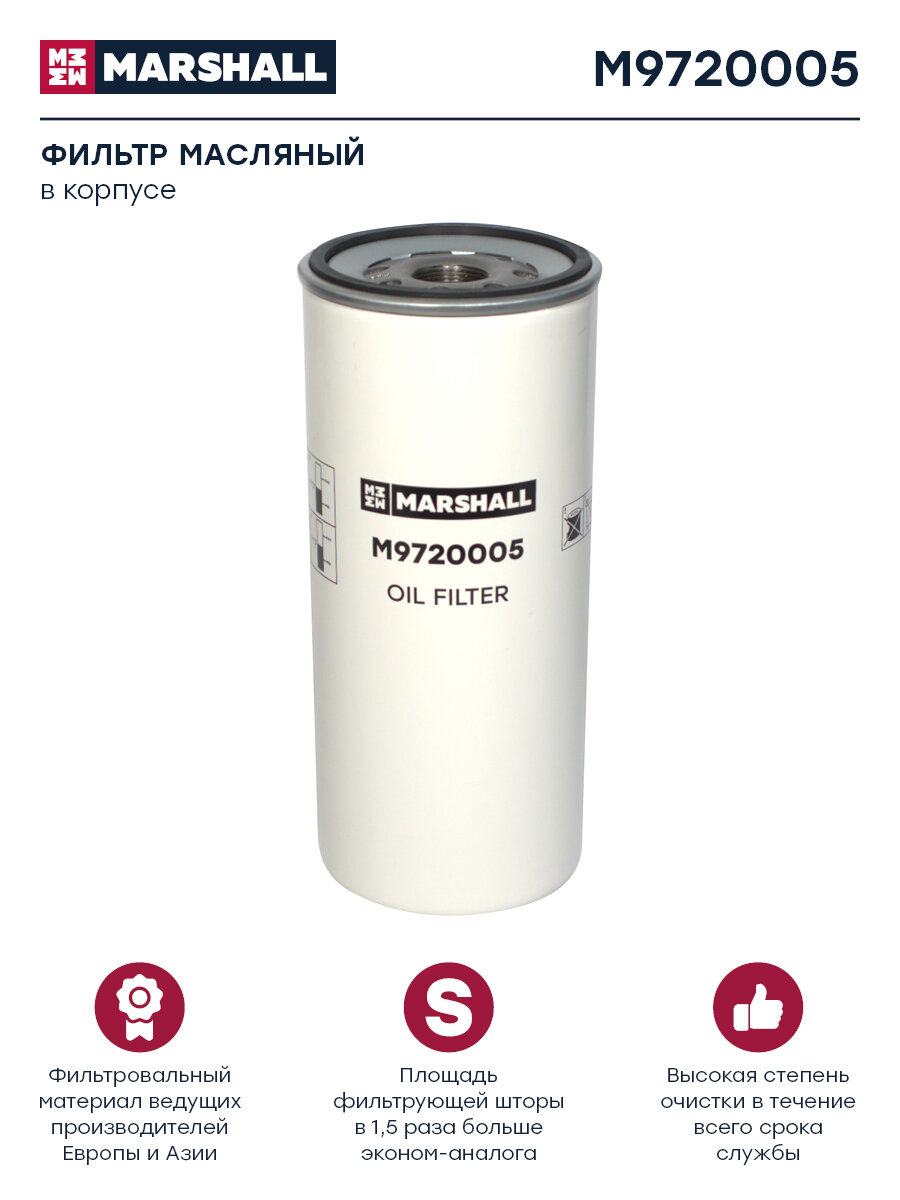 Фильтр масляный SCANIA, VOLVO