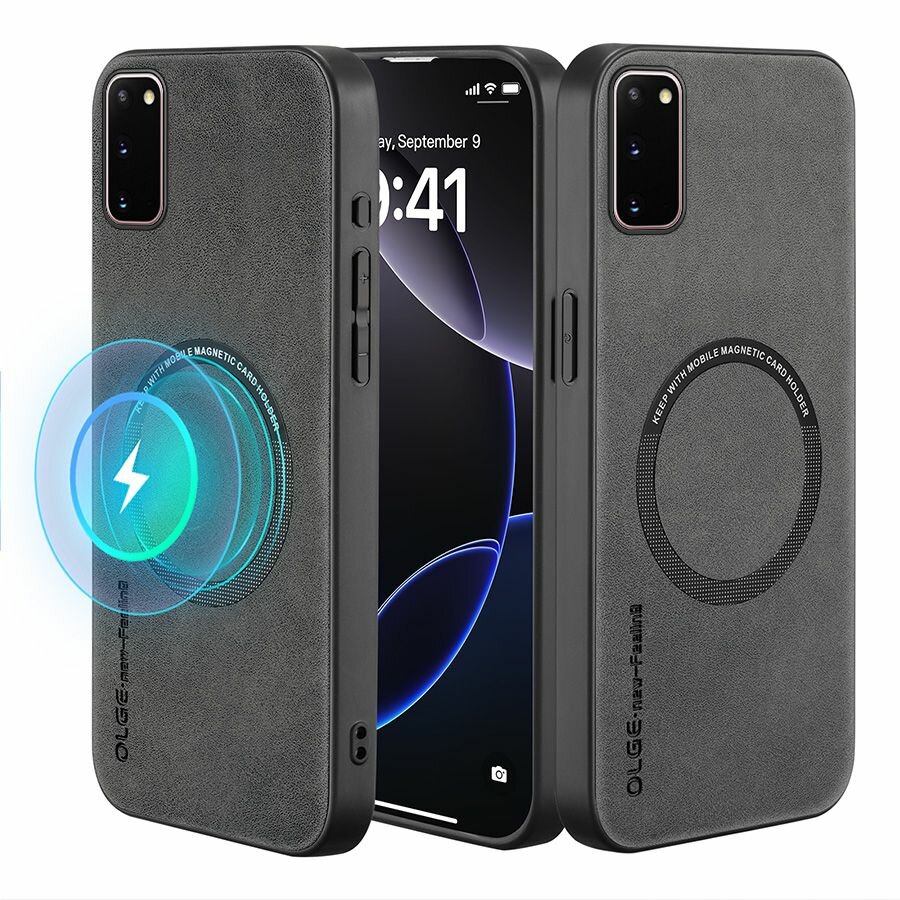 Чехол-Case MagSafe чехол для Samsung Galaxy S20(Самсунг Галакси с20) Нескользящий и удобный