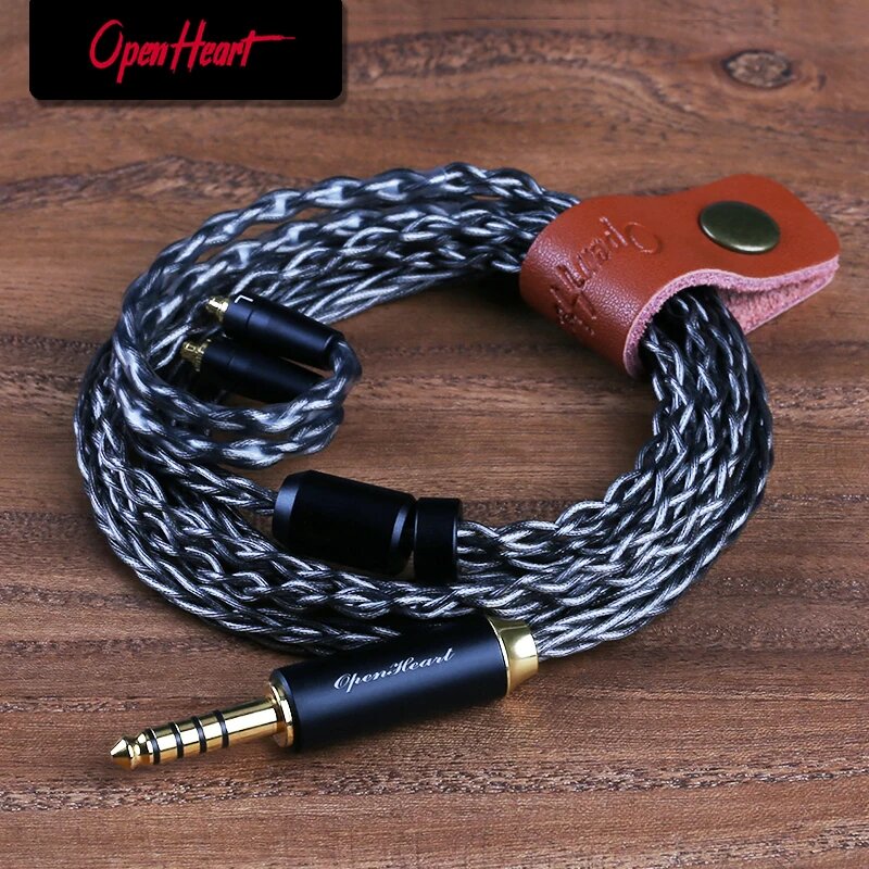 OPENHEART 8-жильный кабель из серебряно-медного сплава для Sennheiser IE200/IE300/IE600/IE900 AKG N5005/N30