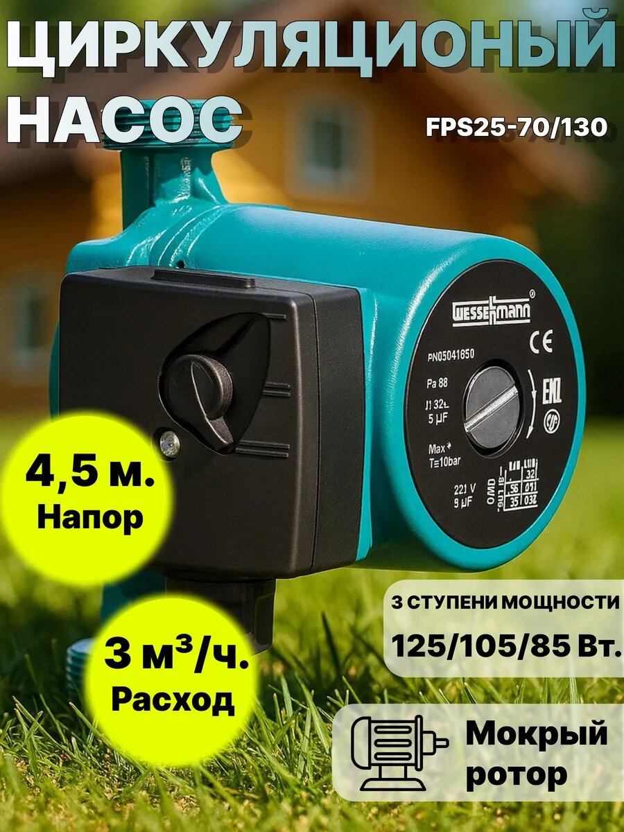 Циркуляционный насос FPS25-70/130