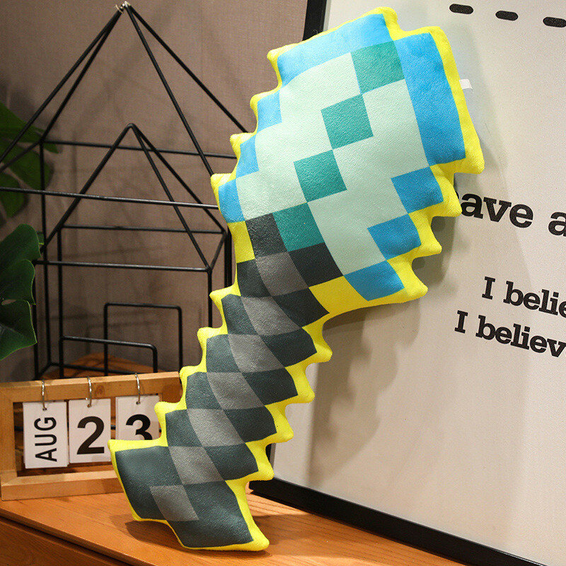 And creative plush sword toy for kids featuring a variety of fun designs