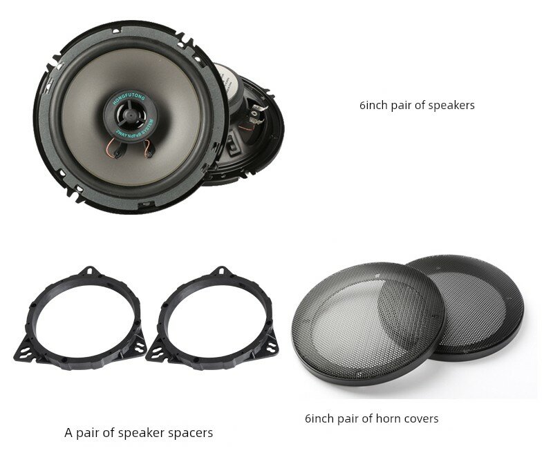 Автомобильные аудиоколонки 6,5 дюймов, 4 дюйма, 5inch 6inch коаксиальные динамики для модификации автомобиля,