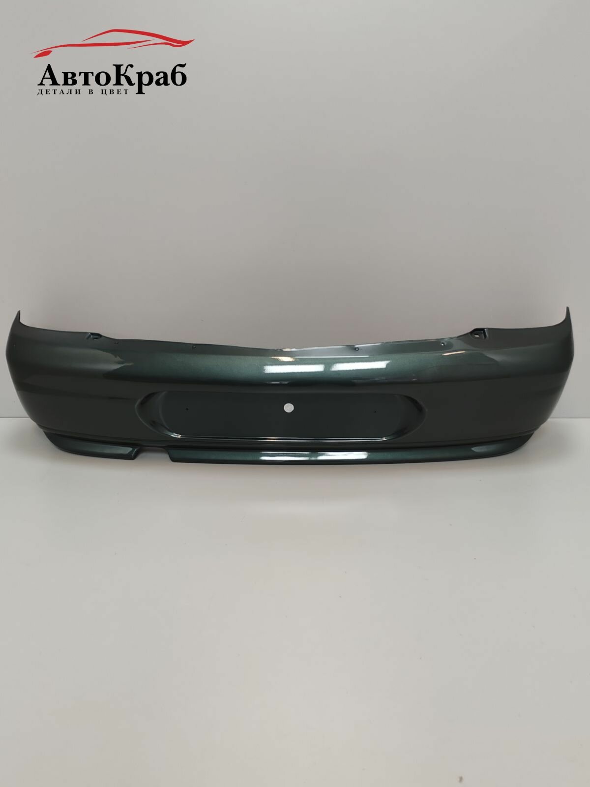 Бампер задний в цвет для ВАЗ - 2110 360 - сочи, серо - зеленый