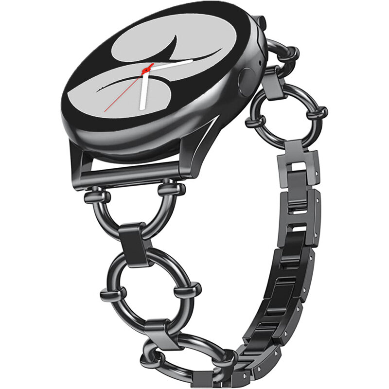 Ремешок 20 мм для смарт часов / Фитнес браслет для умных smart watch / Аксессуары для спортивных женских, мужских смарт часов Colmi, Xiaomi Amazfit, Garmin, Samsung, Honor,60, металл,