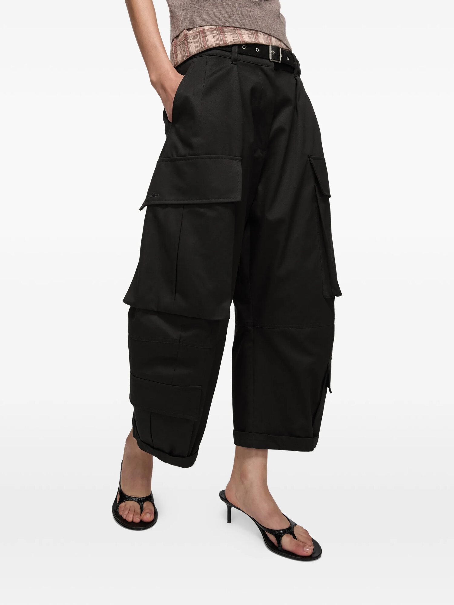 Брюки Acne Studios, размер 32, black/black — фото 1