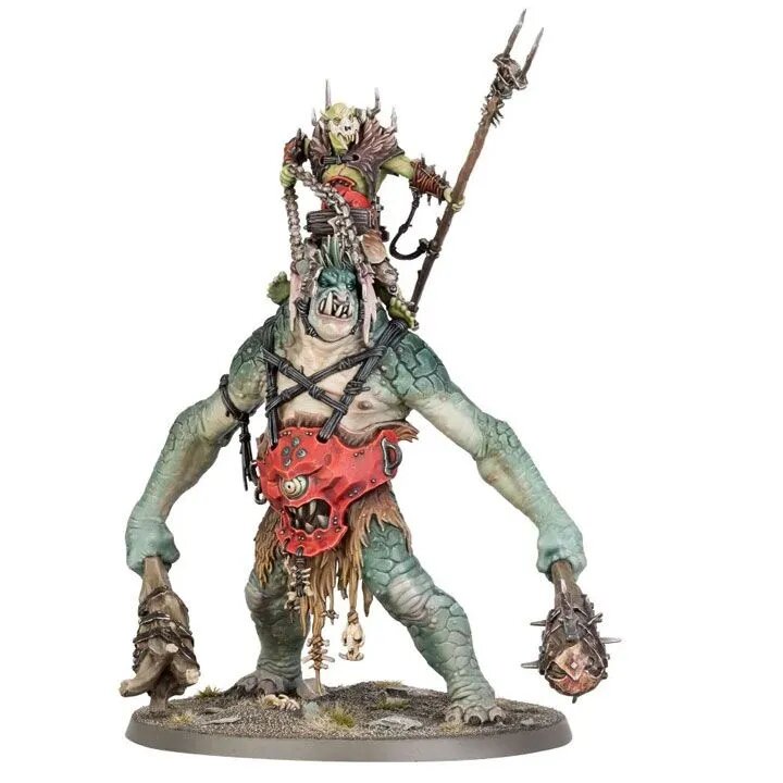 Смола вархаммер 40000 миниатюра Warhammer AOS Breakaboss On Mirebrute Troggoth миниатюры днд Фигурка для настольной игры