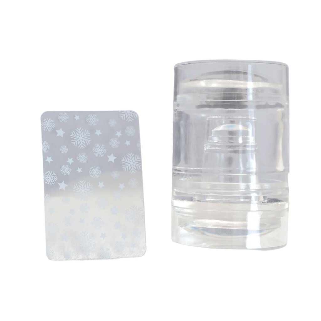 Набор Силиконовых Стамперов для нейл-арта 3 в 1 со Скребком Для Легкого Переноса Рисунка И Маникюра, Быстрого И Легкого Дизайна нейл-арта