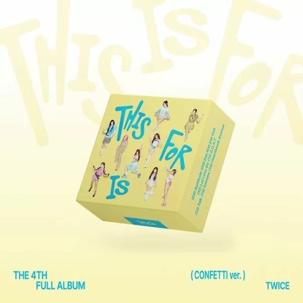 Альбомы TWICE - 4TH FULL ALBUM THIS IS FOR Не включает в себя предпродажные подарки-ROMIKY