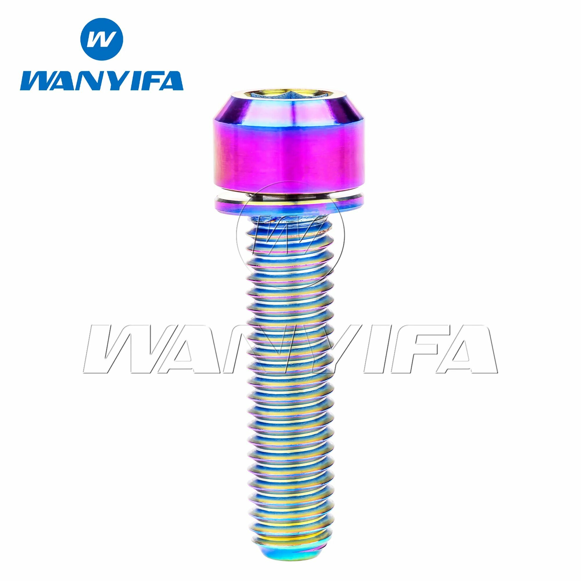 Титановые болты Wanyifa M5/M6 для велосипеда Rainbow, M5X18Mm