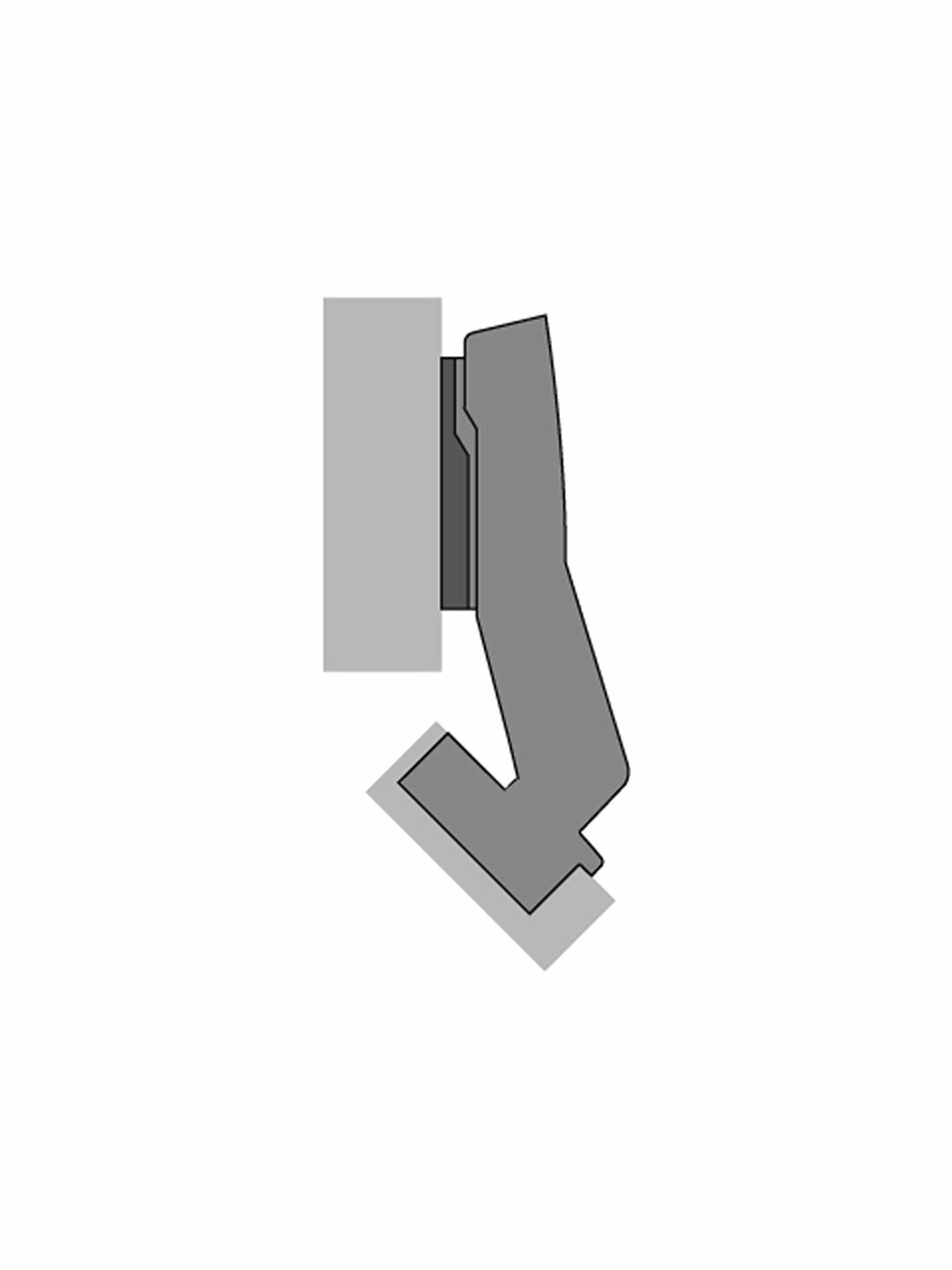 Петля Sensys 8639i W45-TH52 угол отк.95*, накладная 9088019/9085168