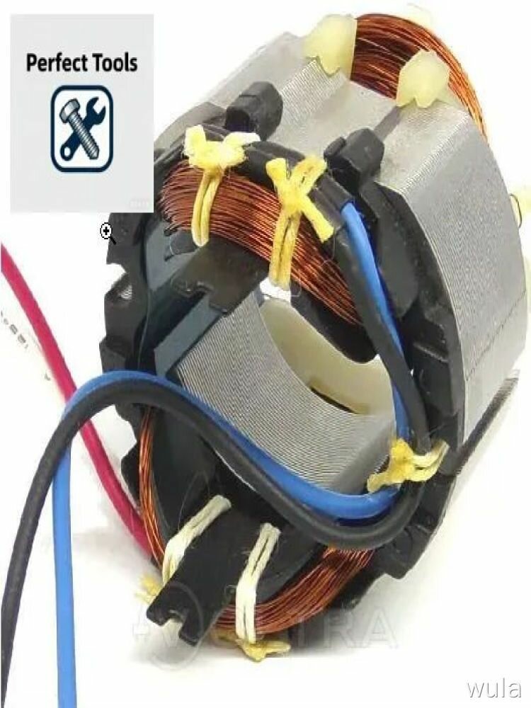 Статор 634738-1 для MAKITA HP0300 DF0300 - электрический компонент с медной обмоткой для электроприборов
