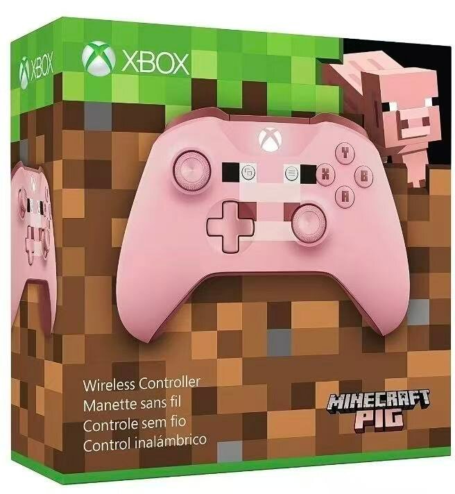 Геймпад Microsoft Xbox One Wireless Controller Minecraft Pig — фото 1
