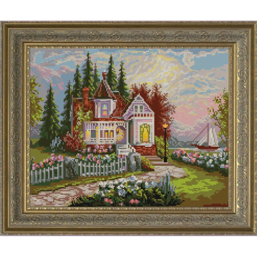Рисунок на ткани Конёк (бисер), Дом мечты, 29х39 см (9657)