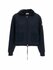 Худи Moncler Logo-patch zip-up hoodie, размер 44, , Синий принт