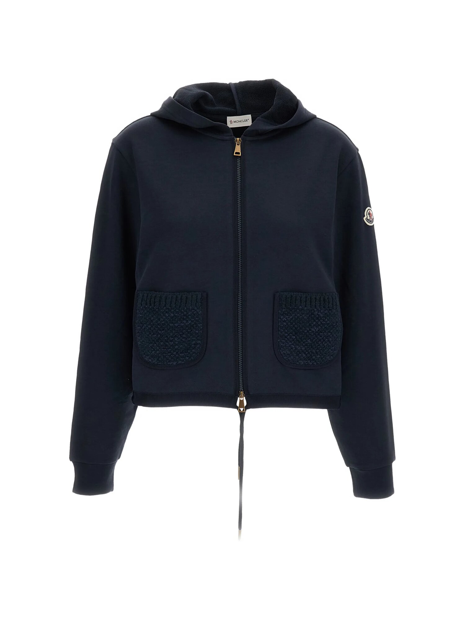Худи Logo-patch zip-up hoodie