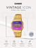 Наручные часы CASIO Vintage, золотой, голубой